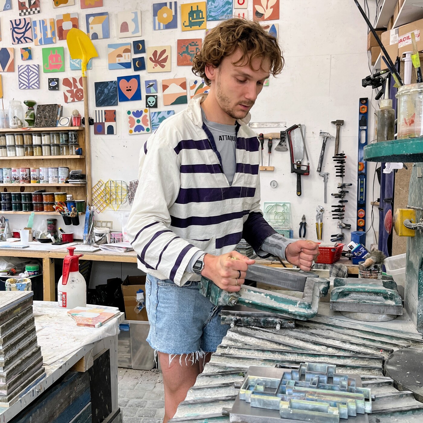 César Leblic : Fondateur de César Bazaar, créateur de carreaux de ...